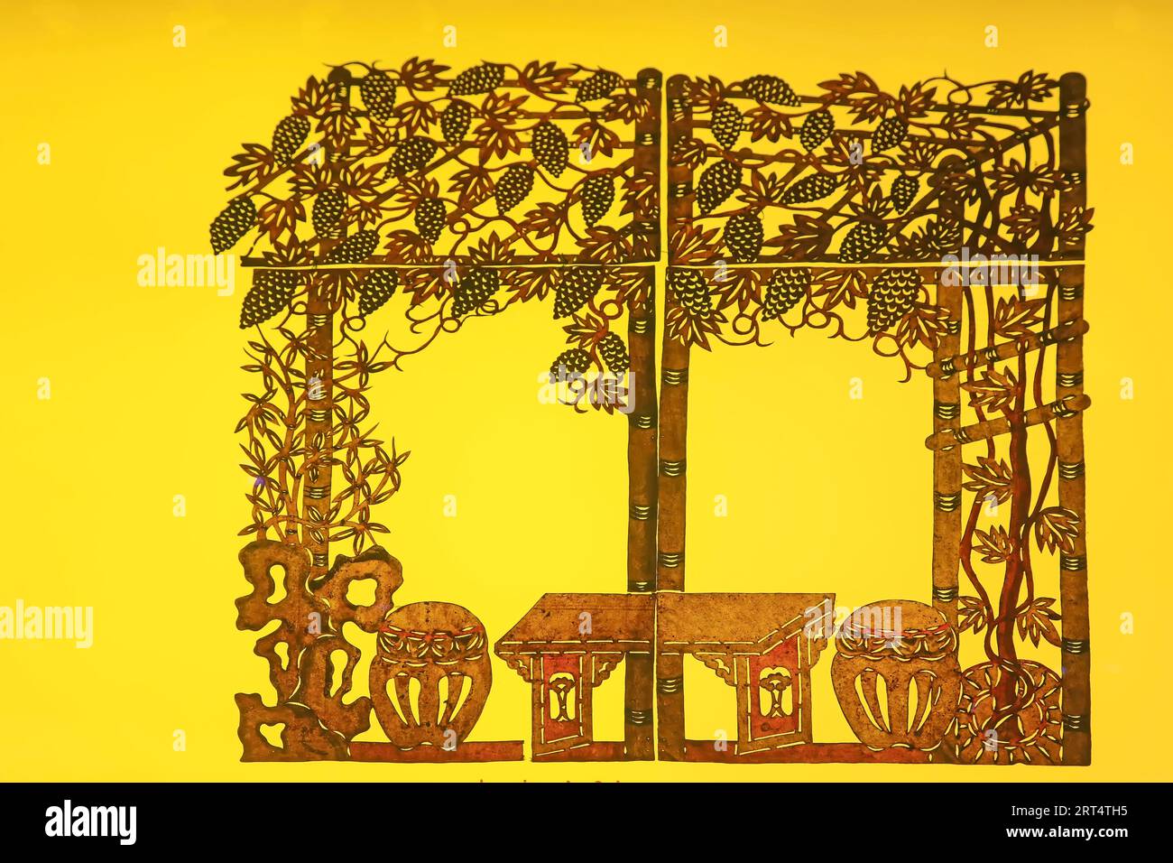 Chinese shadow puppets prop Stock Photo - Alamy