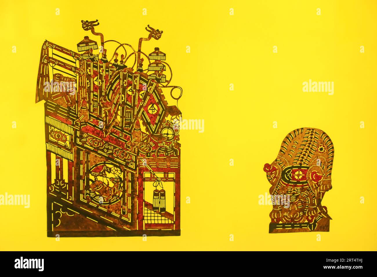 Chinese shadow puppets prop Stock Photo - Alamy