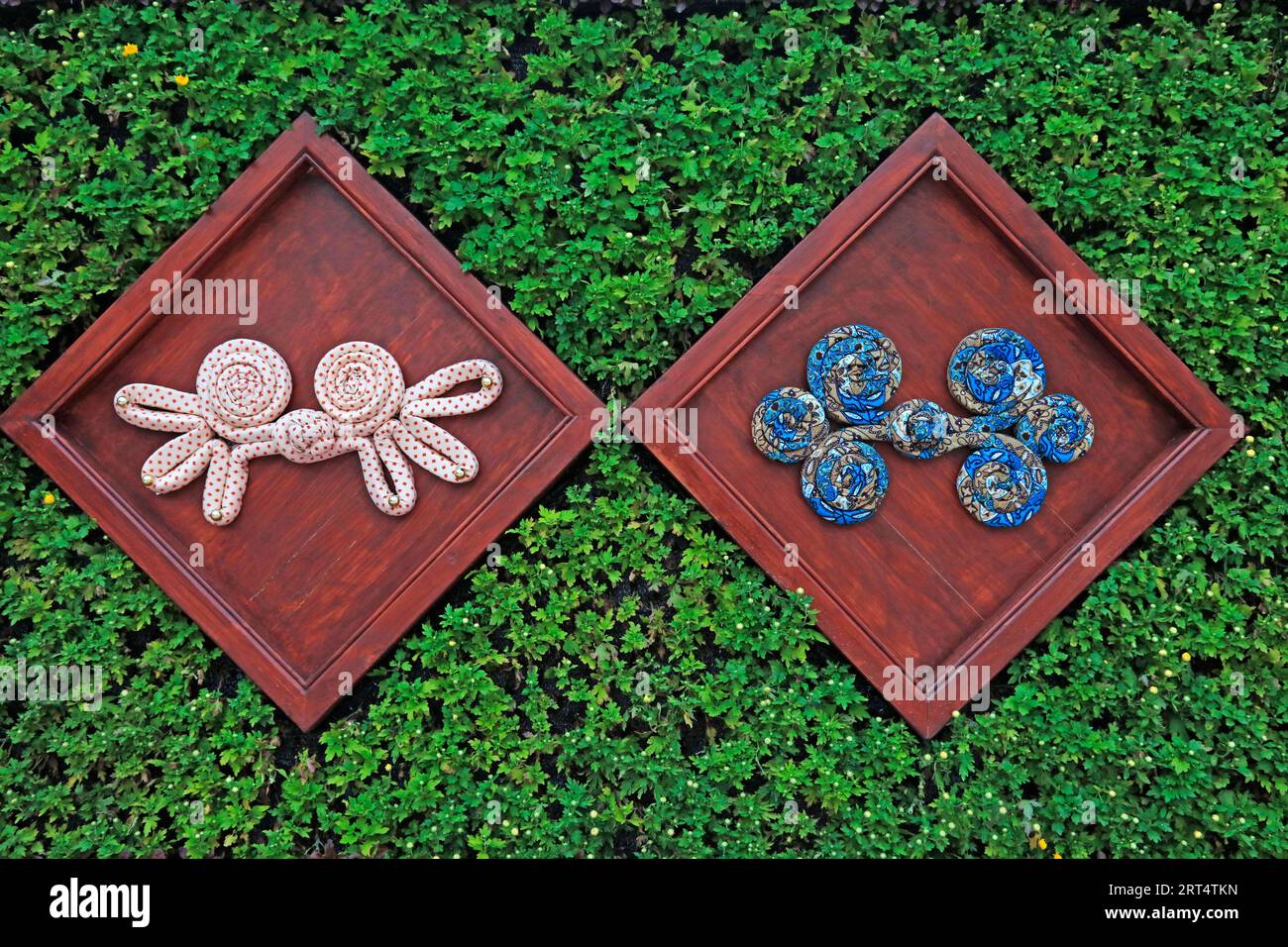 Ornamental landscape of ancient Chinese traditional buckle loop Stock ...