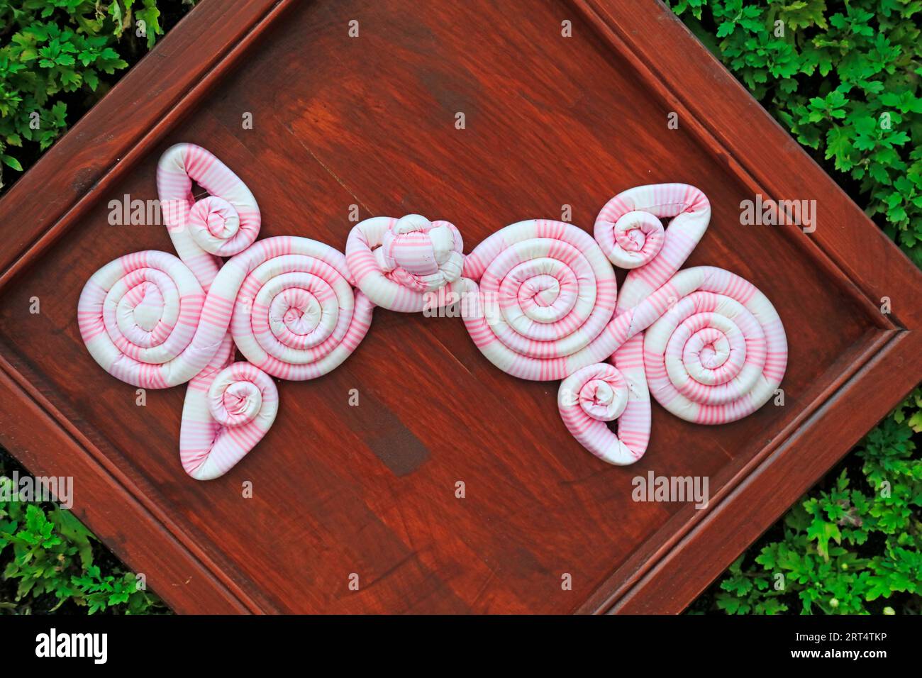 Ornamental landscape of ancient Chinese traditional buckle loop Stock ...