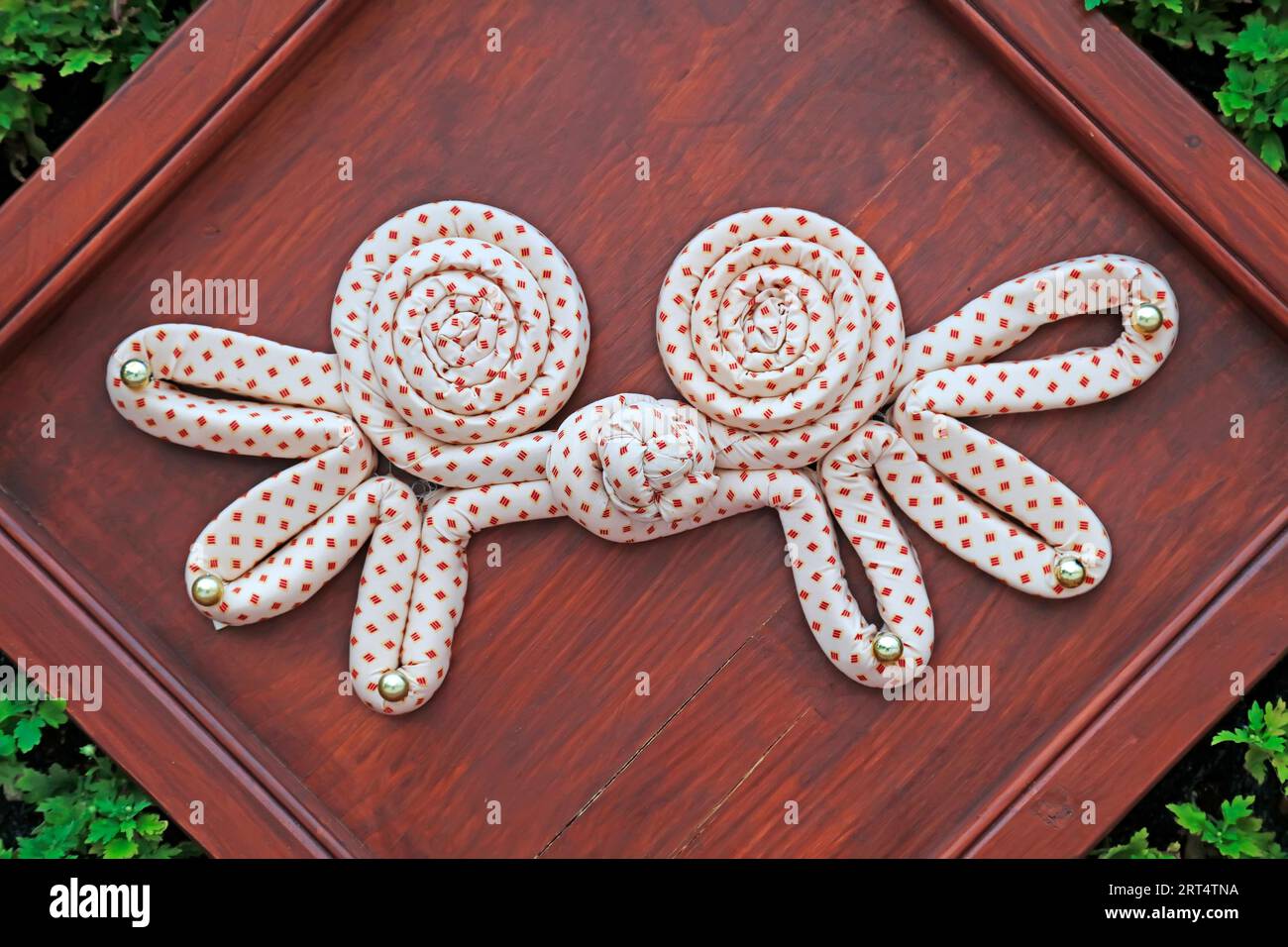Ornamental landscape of ancient Chinese traditional buckle loop Stock ...