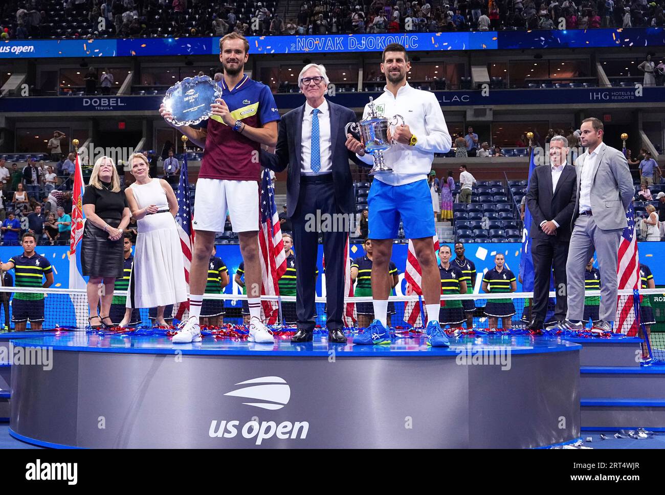 USTA Chairman of the Board and President, Dr. Brian Hainline, Daniil ...