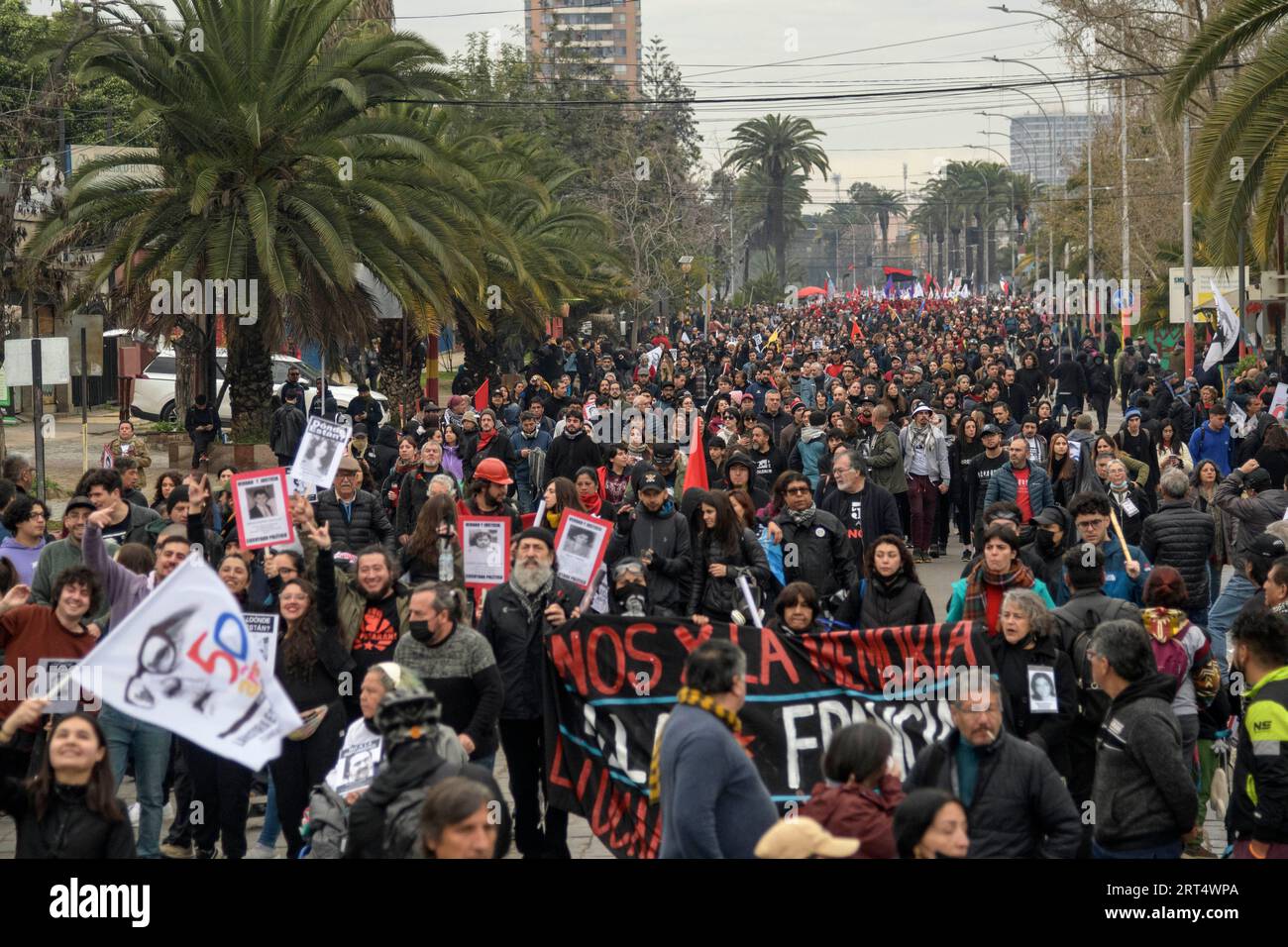 Santiago, Metropolitana, Chile. 10th Sep, 2023. Pilgrimage in ...