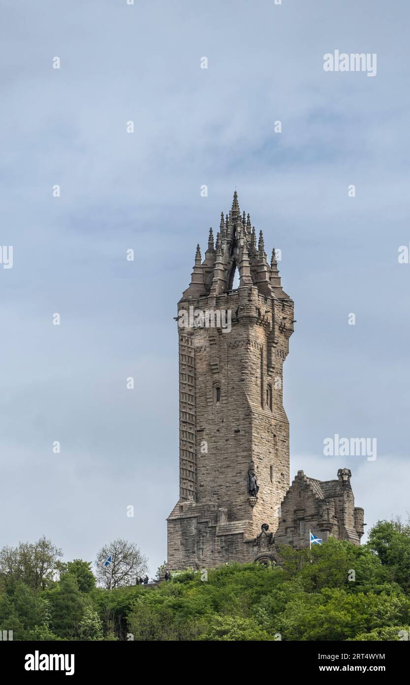National Wallace Monument near Stirling Scotland Stock Photo - Alamy
