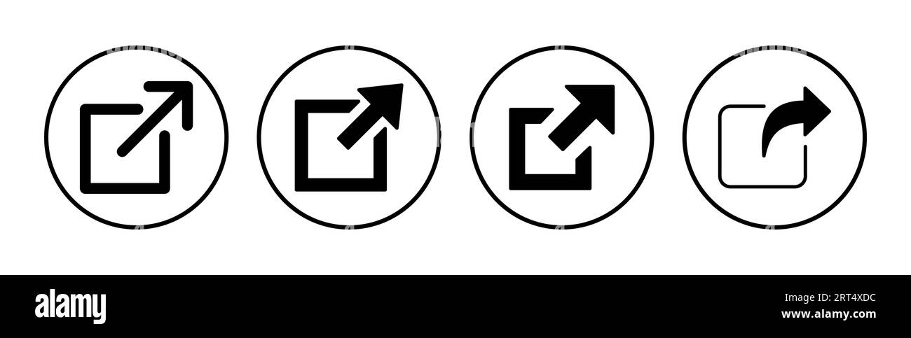 External share Black and White Stock Photos & Images - Alamy