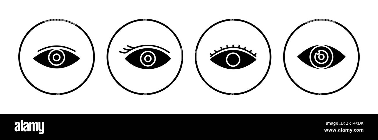 Eye icon. Look and Vision icon. Eye vector icon Stock Vector Image ...