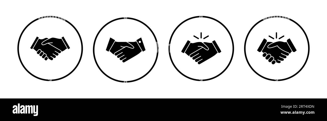 Hand shake icon vector. business handshake. contract agreement ... Hand shake icon vector. business handshake. contract agreement ...