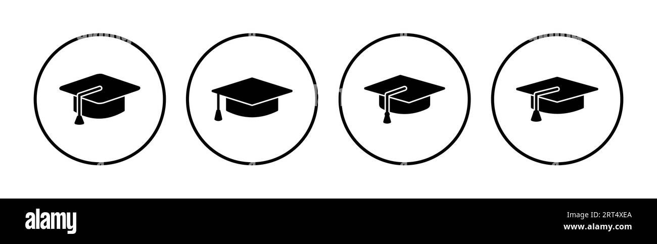Education icon vector. graduation cap icon vector Stock Vector Image ...