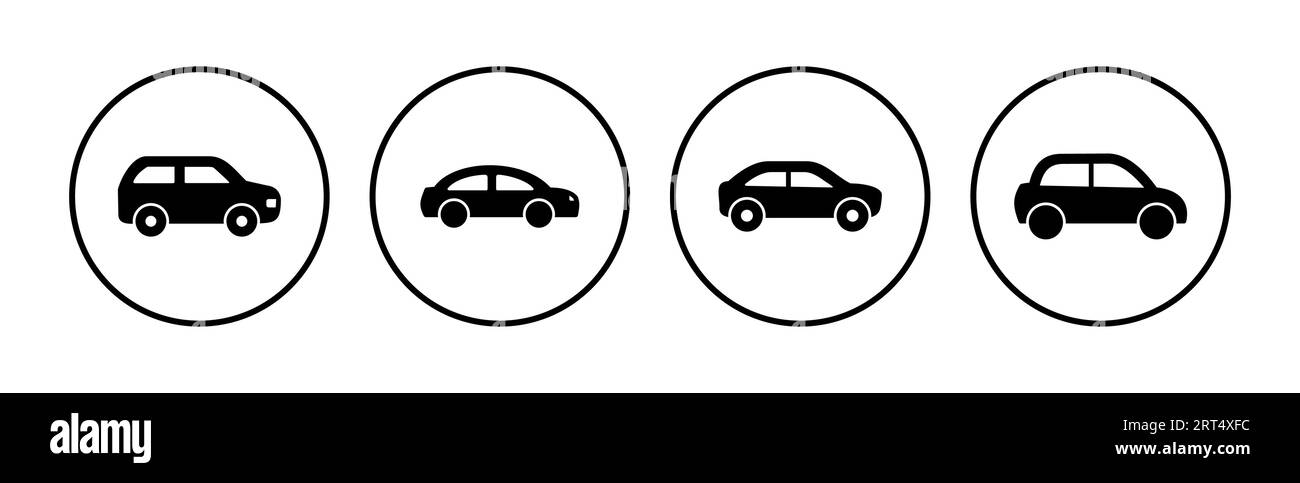 Car icon vector. Car sign. sedan Stock Vector Image & Art - Alamy