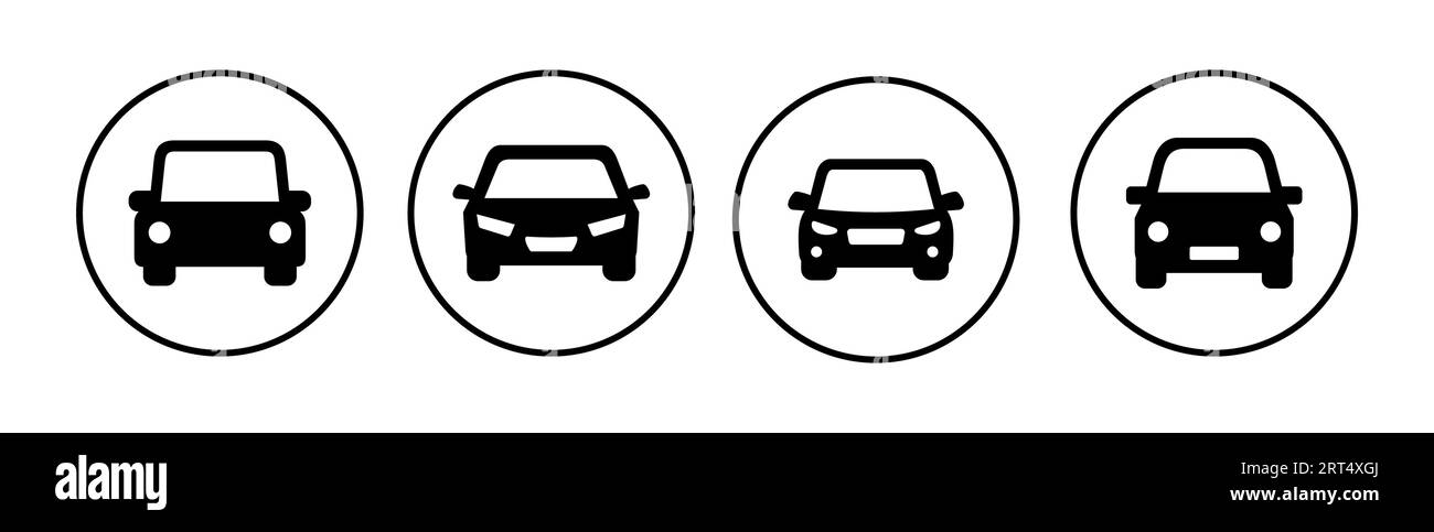 Car icon vector. Car sign. sedan Stock Vector Image & Art - Alamy