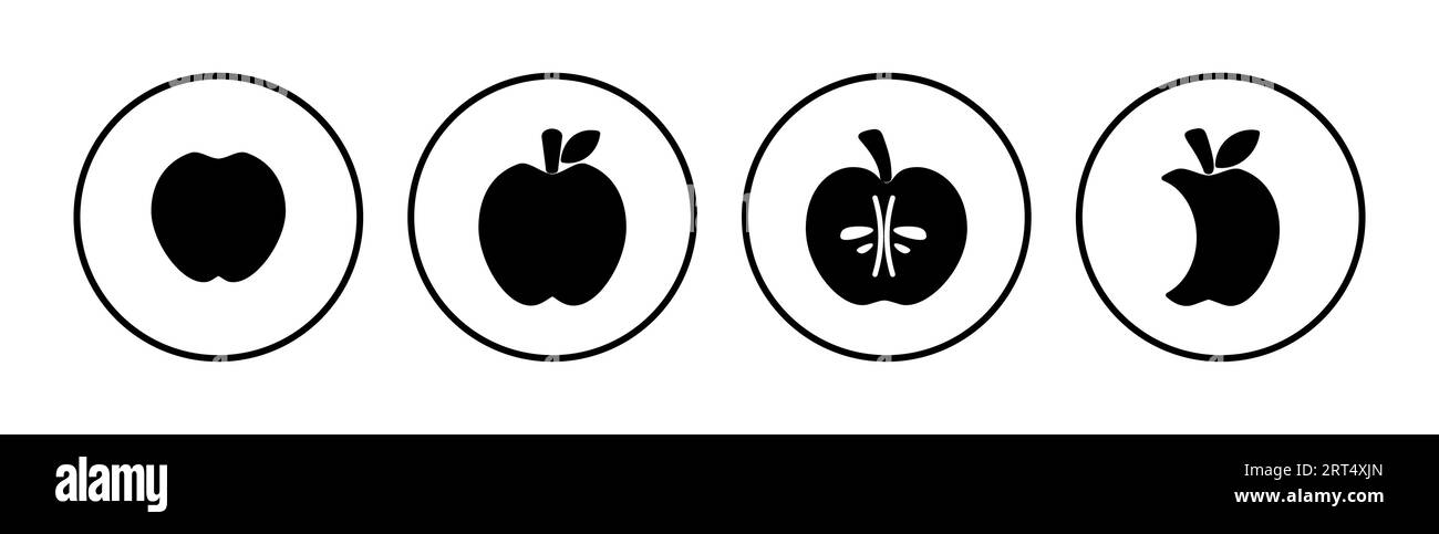 Apple icon vector. apple symbol Stock Vector Image & Art - Alamy