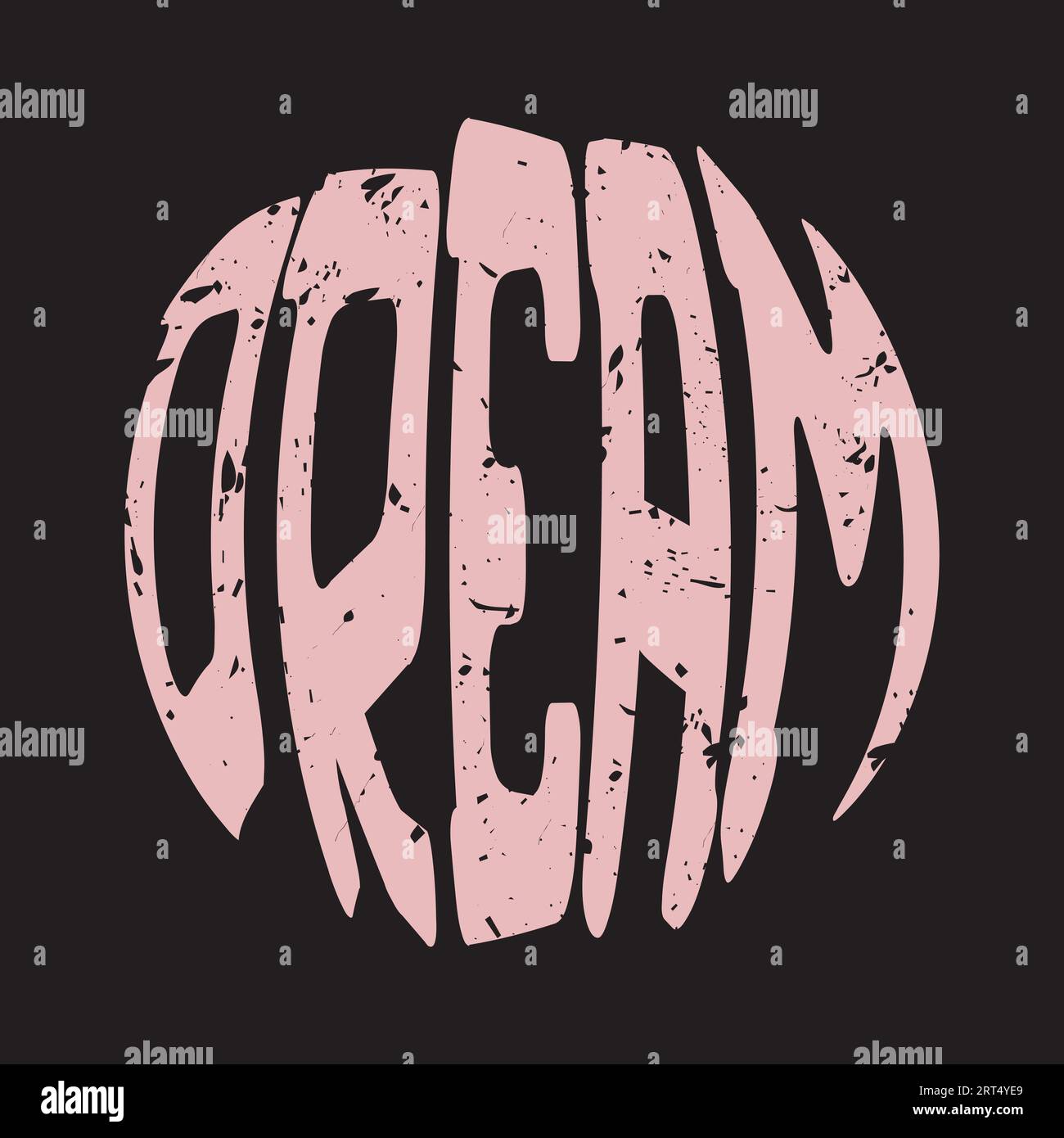 Get your dream typography t shirt design Stock Vector Images - Alamy