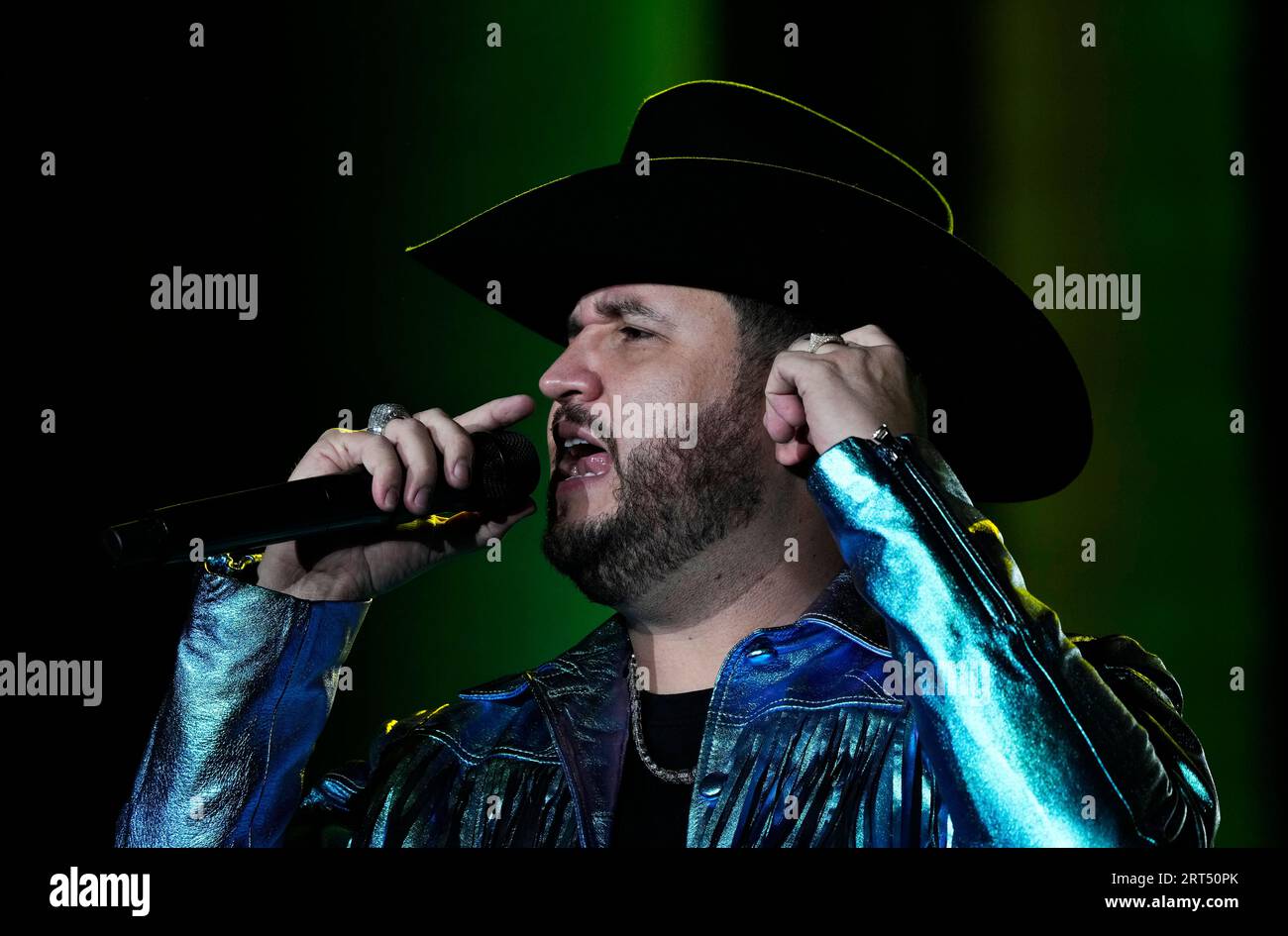 Mexican singer Eden Munoz performs during the second day of the Arre ...