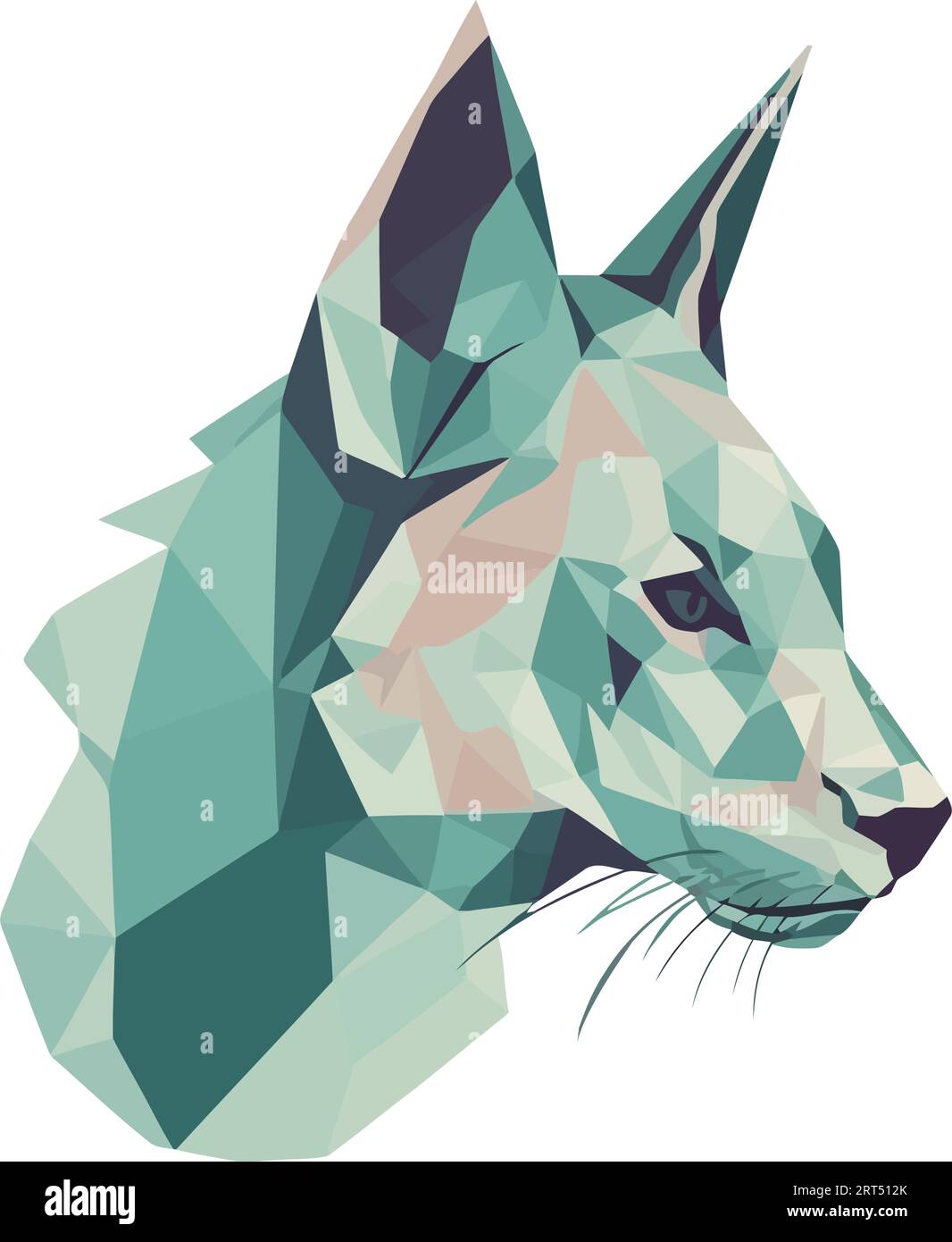 Geometric Wolf Portrait icon Stock Vector Image & Art - Alamy