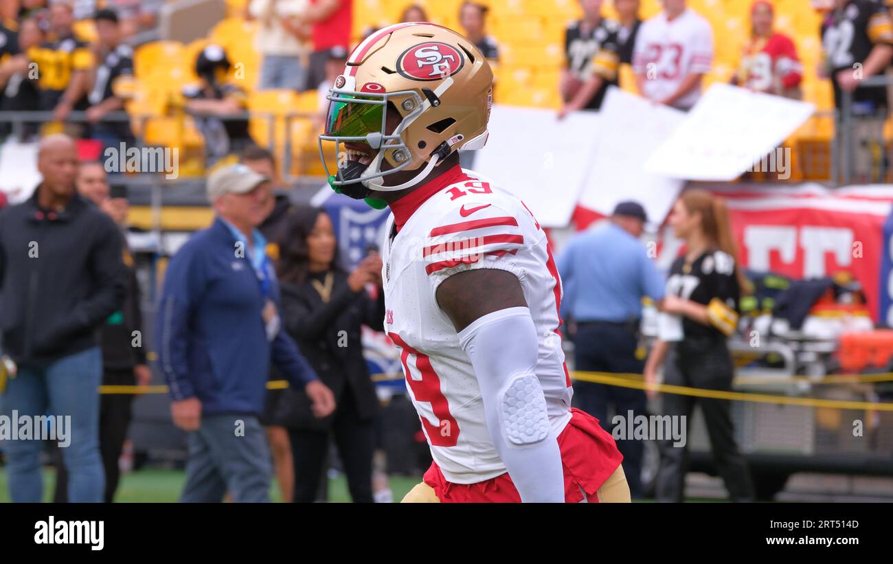 Pittsburgh, PA, USA. 10th Sep, 2023. Deebo Samuel #19 during the ...