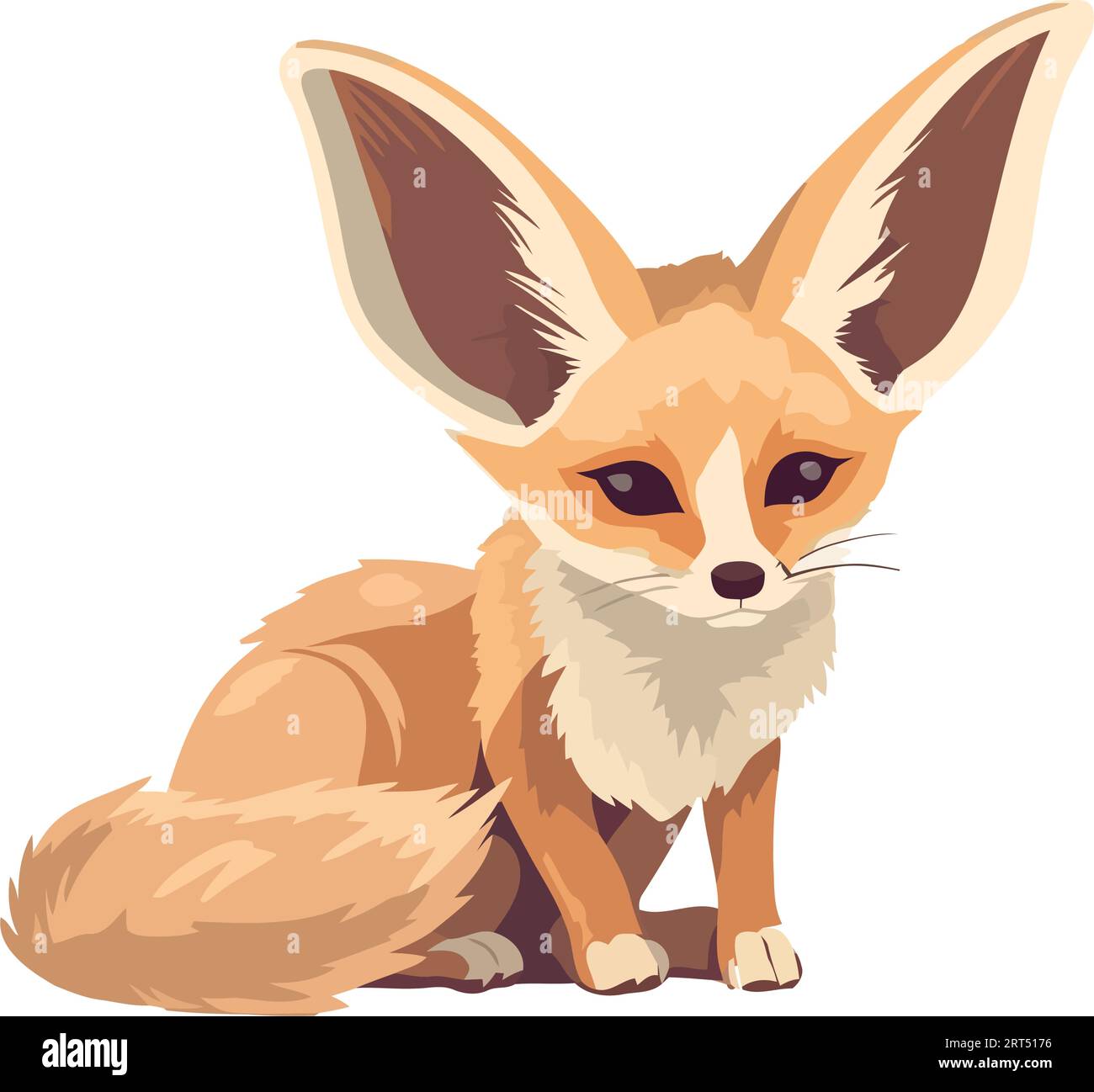 fennec fox icon isolated Stock Vector Image & Art - Alamy