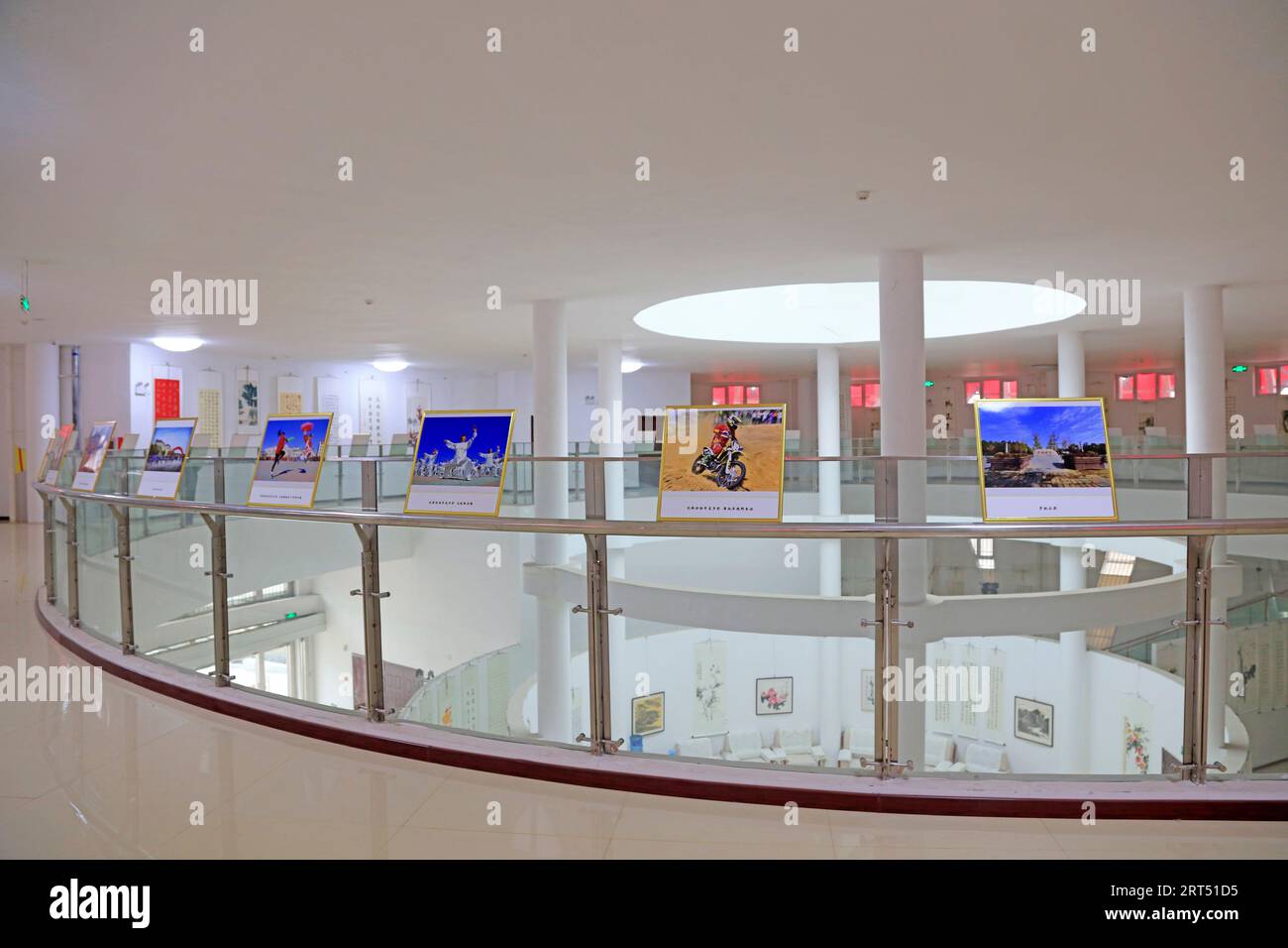 Indoor landscape of Art Museum Stock Photo - Alamy