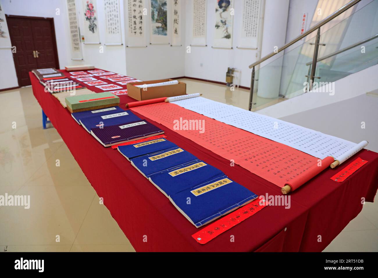 Chinese traditional calligraphy exhibition Stock Photo - Alamy