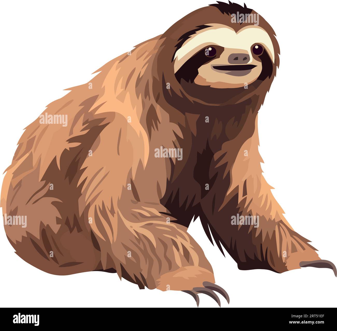 sloth mascot animal icon Stock Vector Image & Art - Alamy