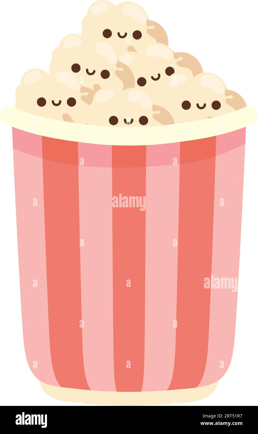 Popcorn bucket character design hi-res stock photography and images - Alamy