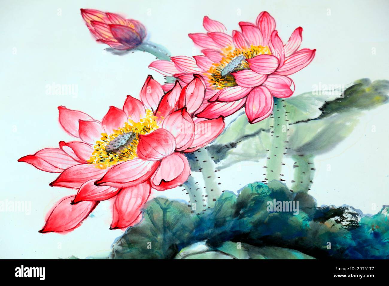 Chinese traditional ink painting Stock Photo - Alamy