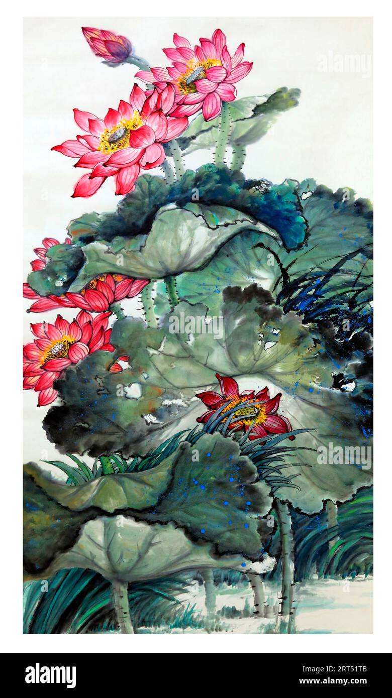 Chinese traditional ink painting Stock Photo - Alamy