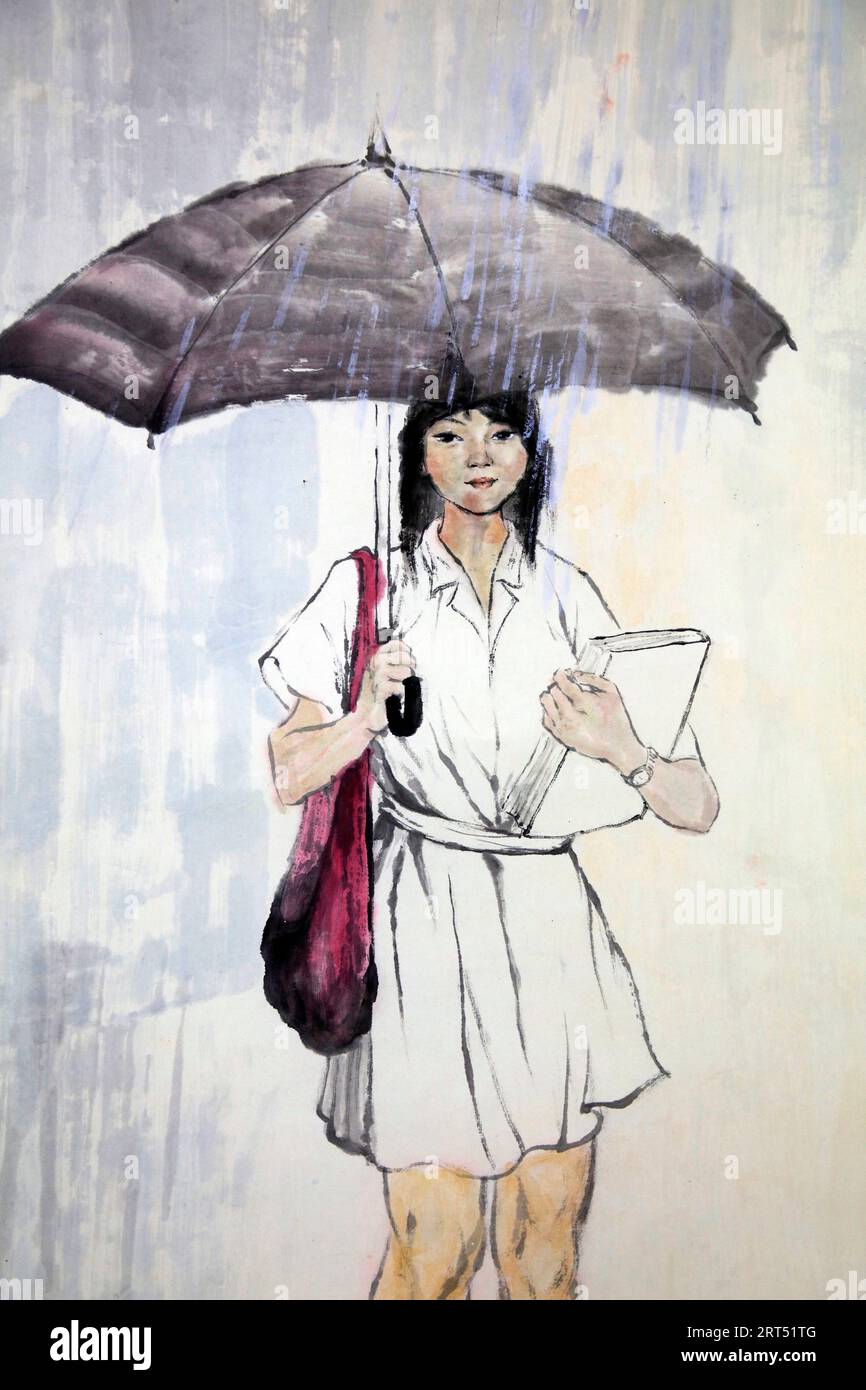 Chinese traditional ink painting Stock Photo - Alamy