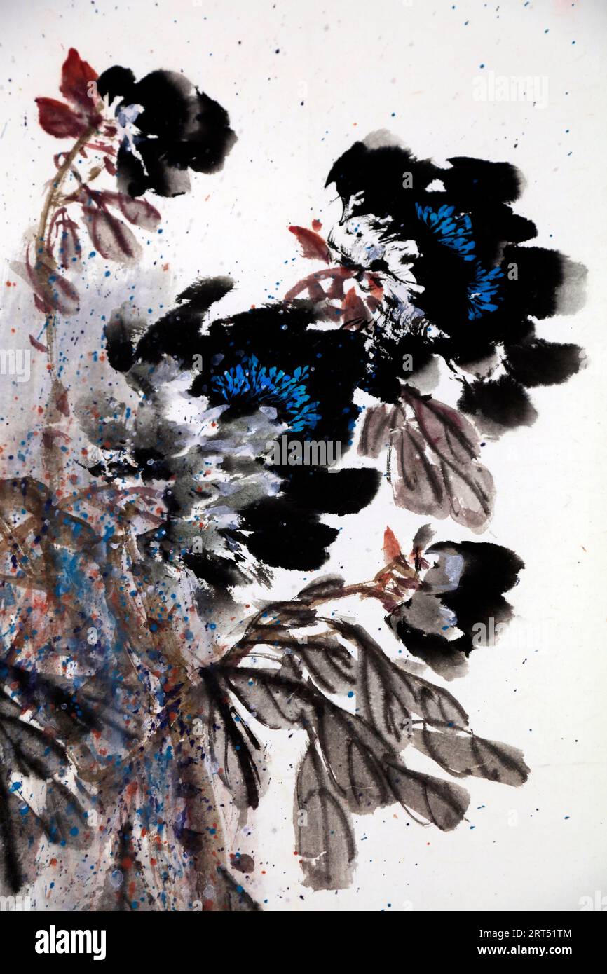 Chinese traditional ink painting Stock Photo - Alamy