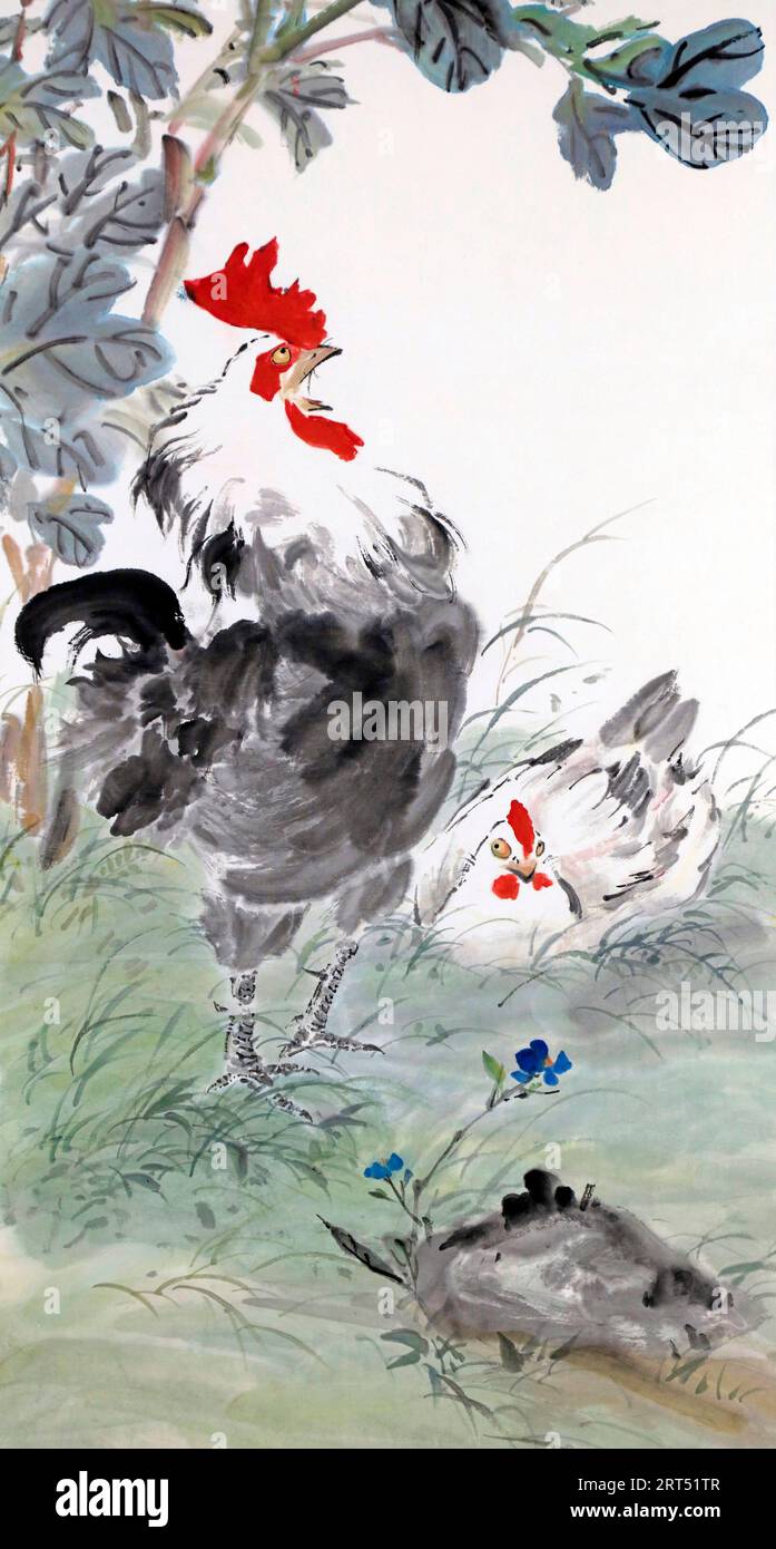 Chinese traditional ink painting Stock Photo - Alamy