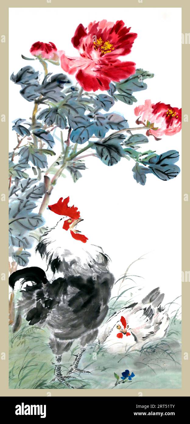 Chinese traditional ink painting Stock Photo - Alamy