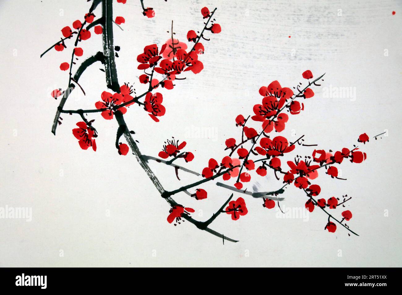 Black plum painting hi-res stock photography and images - Alamy