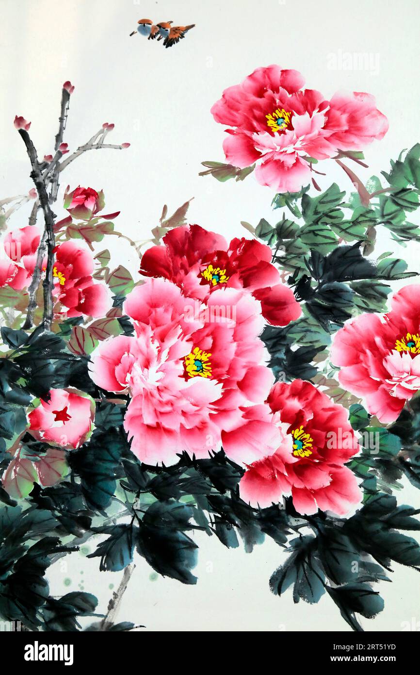 Chinese traditional ink painting Stock Photo - Alamy