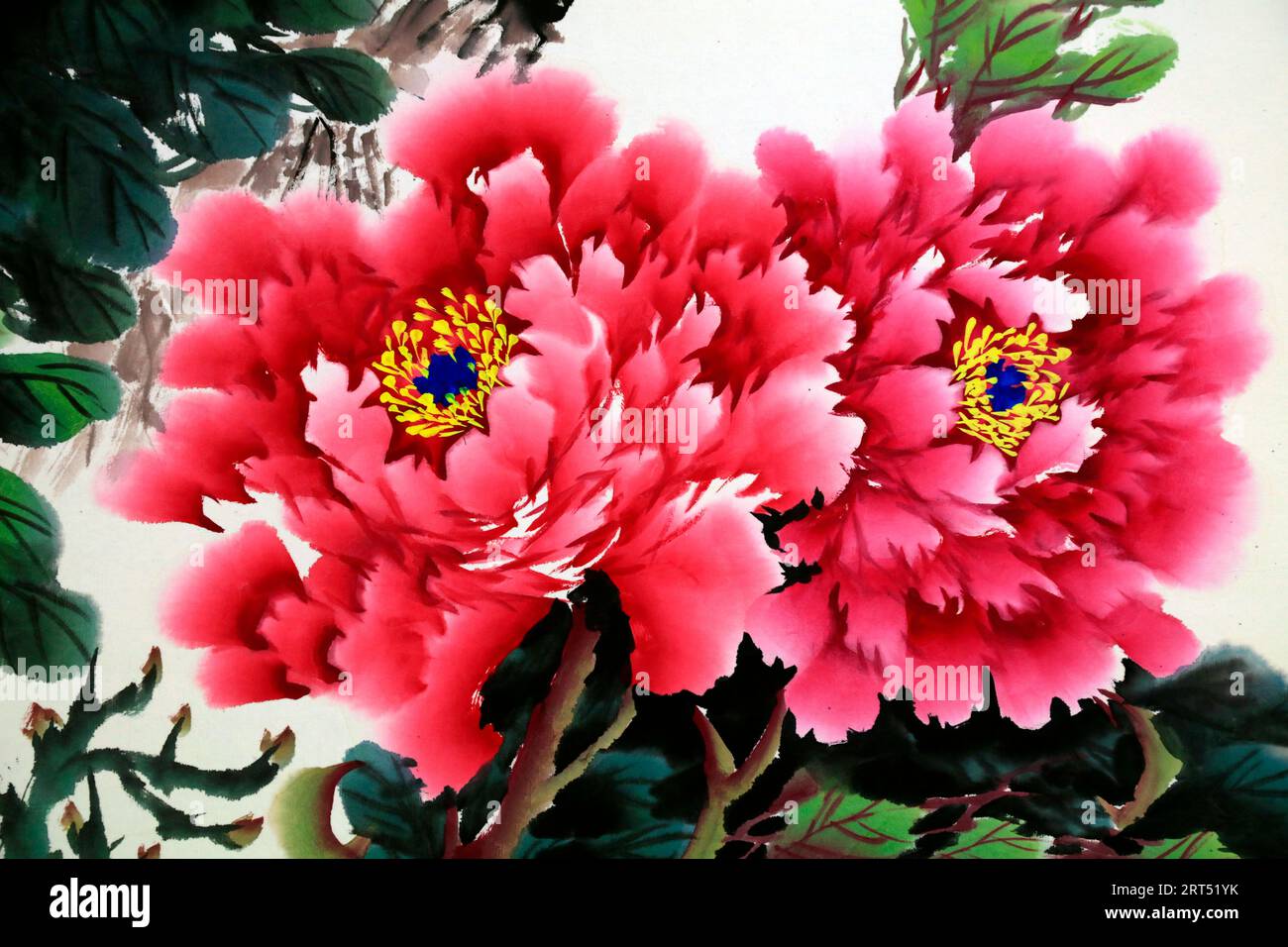 Chinese traditional ink painting Stock Photo - Alamy