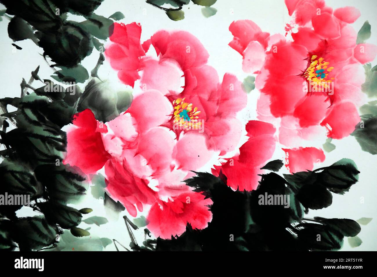 Chinese traditional ink painting Stock Photo - Alamy