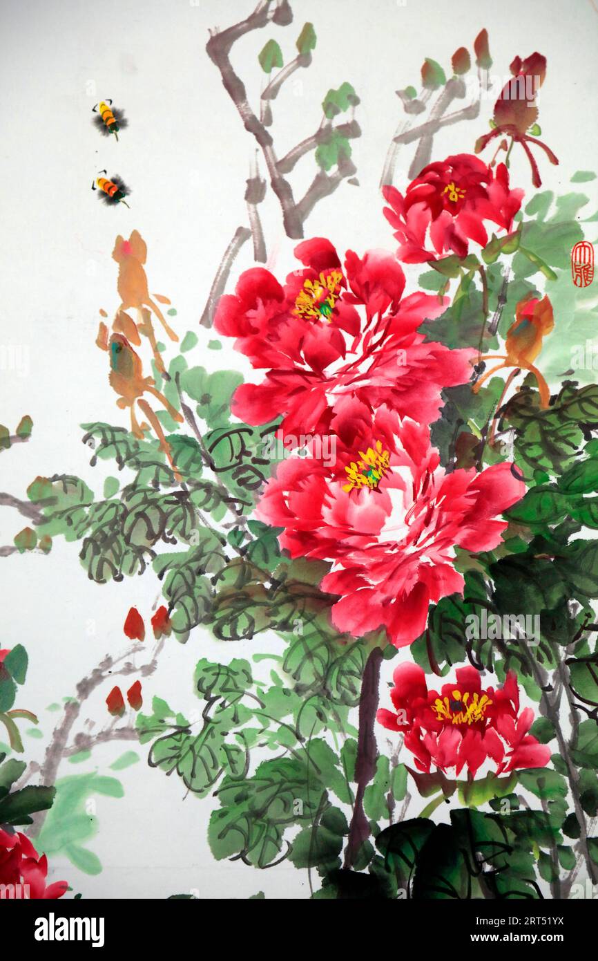 Chinese traditional ink painting Stock Photo - Alamy