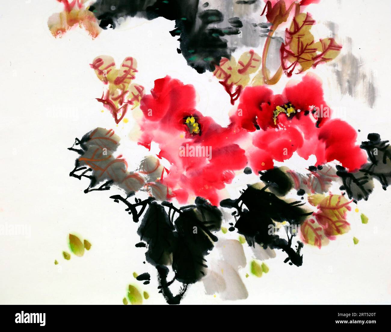 Chinese traditional ink painting Stock Photo - Alamy