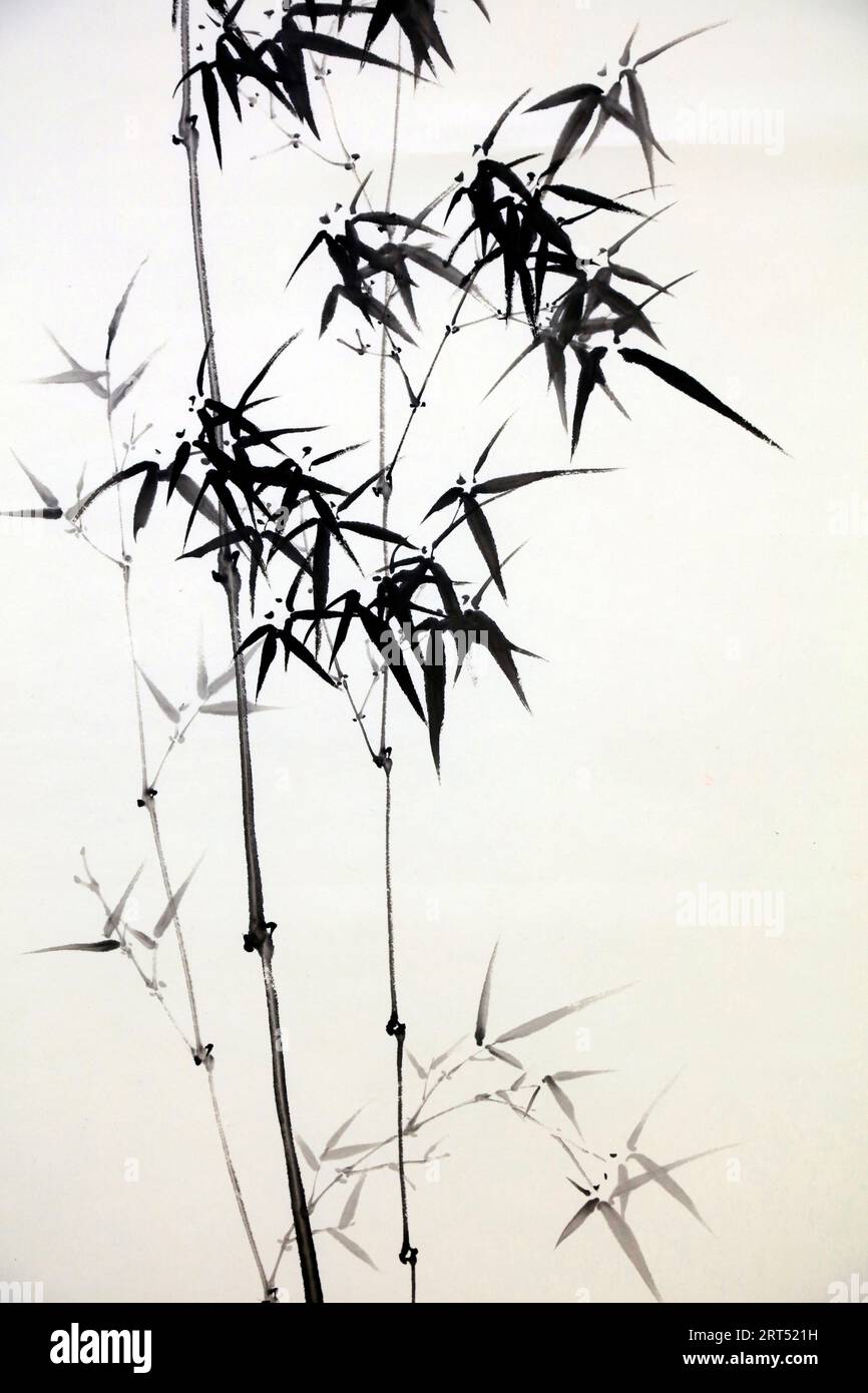 Chinese traditional ink painting Stock Photo - Alamy