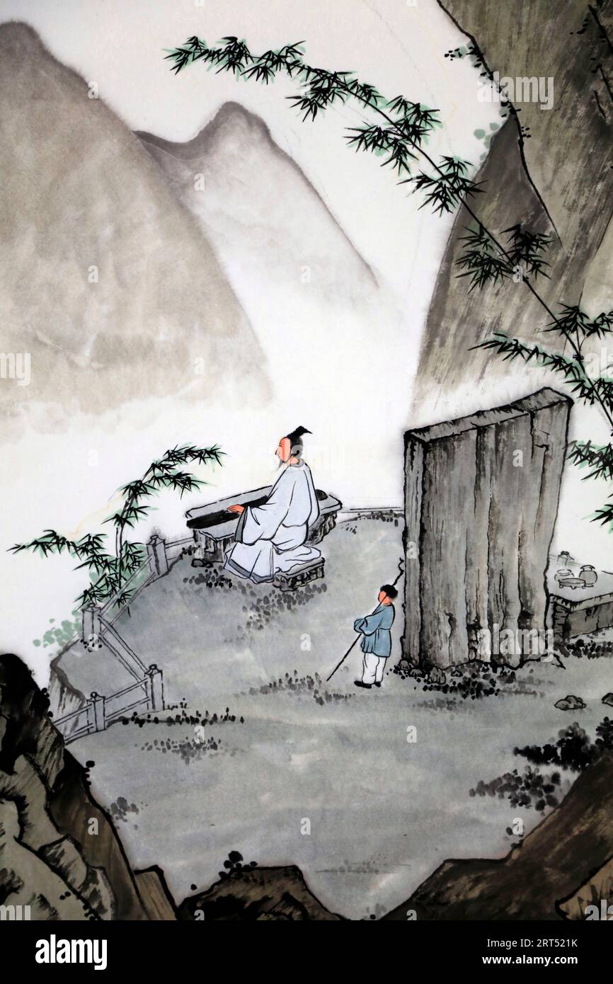 Chinese traditional ink painting Stock Photo - Alamy