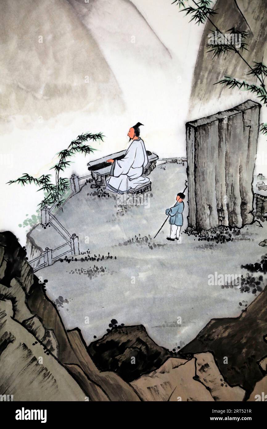 Chinese traditional ink painting Stock Photo - Alamy