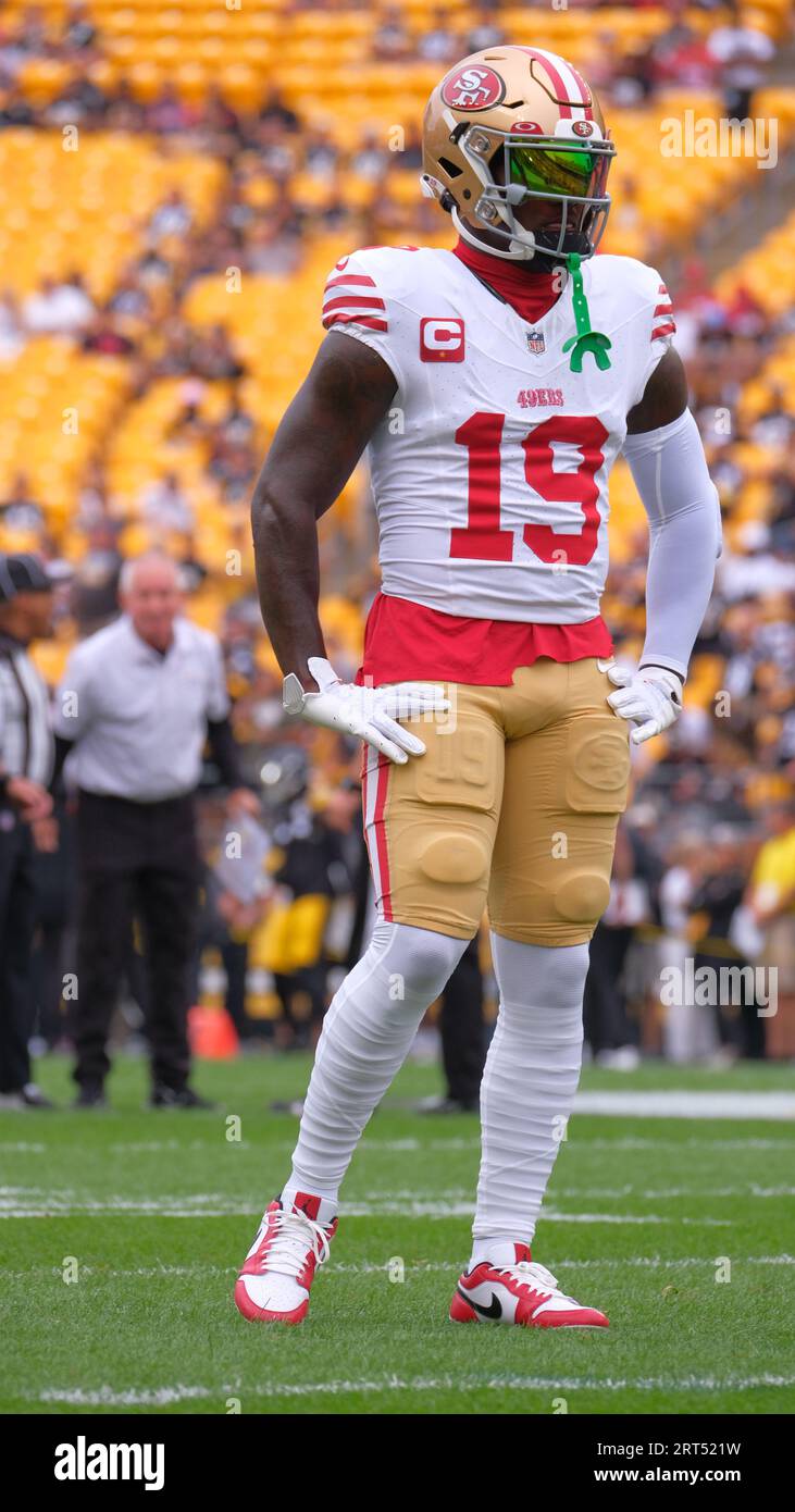 Pittsburgh, PA, USA. 10th Sep, 2023. Deebo Samuel #19 during the ...