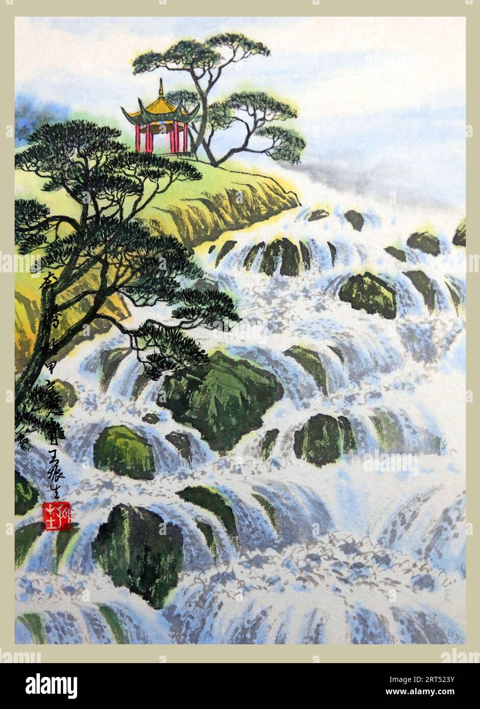 Chinese traditional ink painting Stock Photo - Alamy