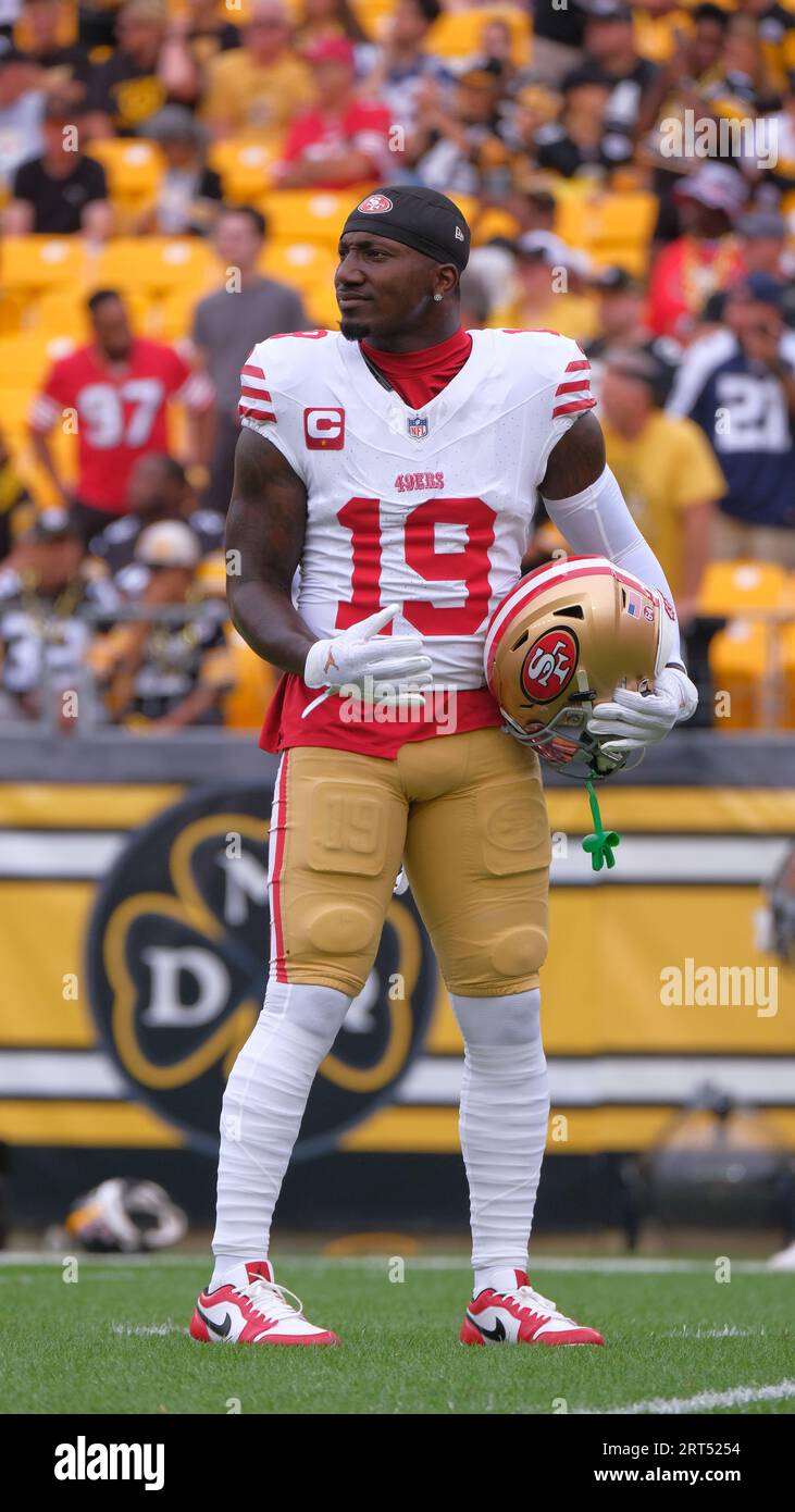 Pittsburgh, PA, USA. 10th Sep, 2023. Deebo Samuel #19 during the ...