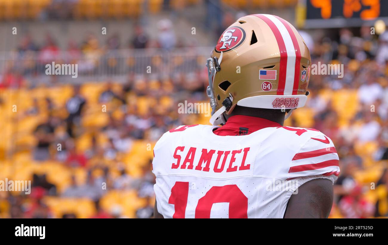 Pittsburgh, PA, USA. 10th Sep, 2023. Deebo Samuel #19 during the ...