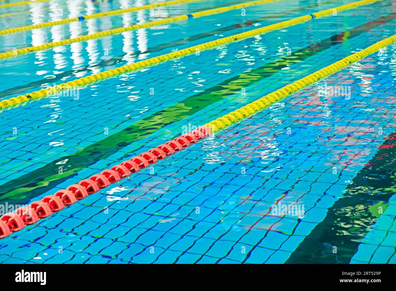 lane isolation line in a swimming pool Stock Photo - Alamy