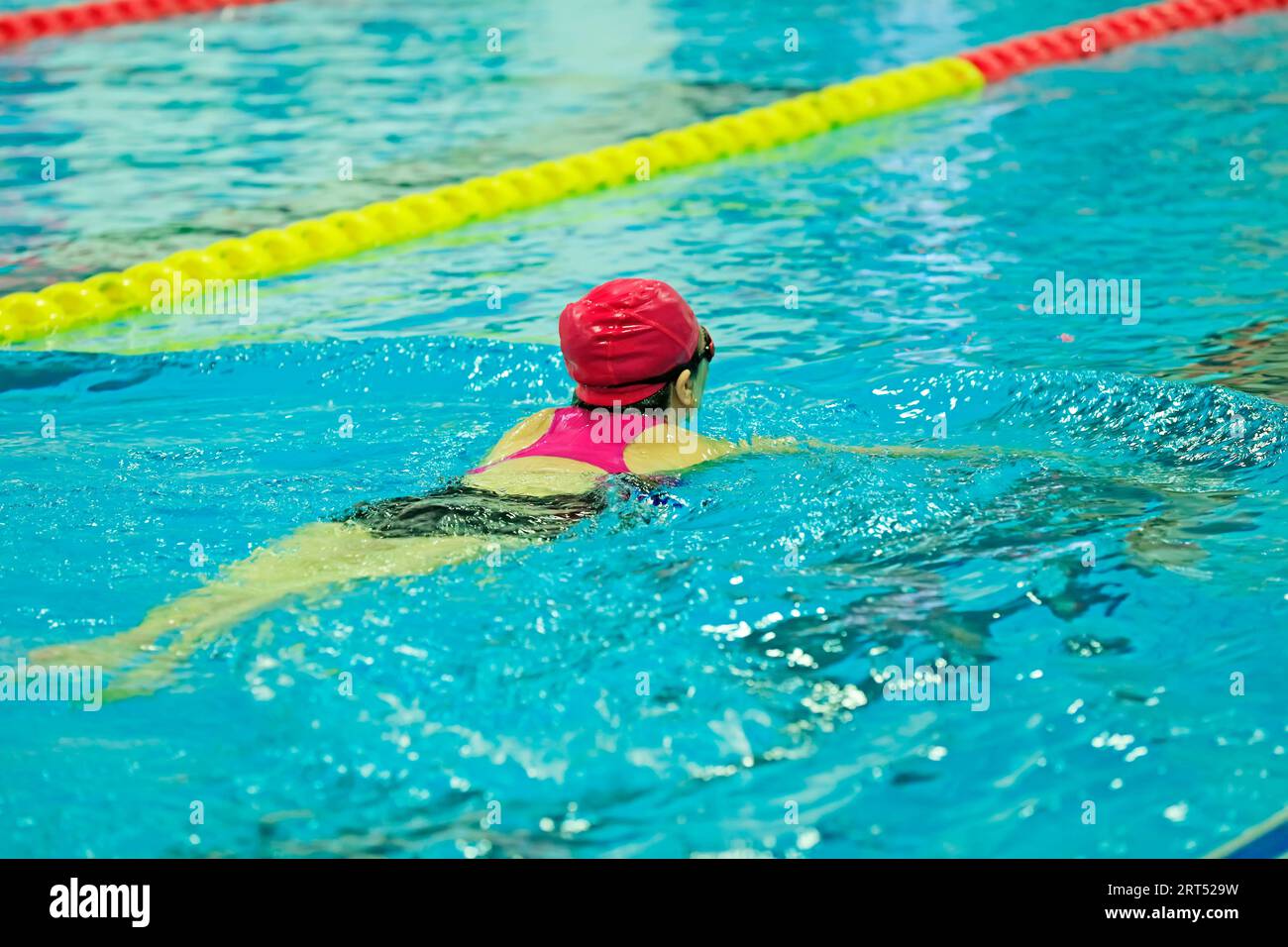 A swimming lady Stock Photo - Alamy