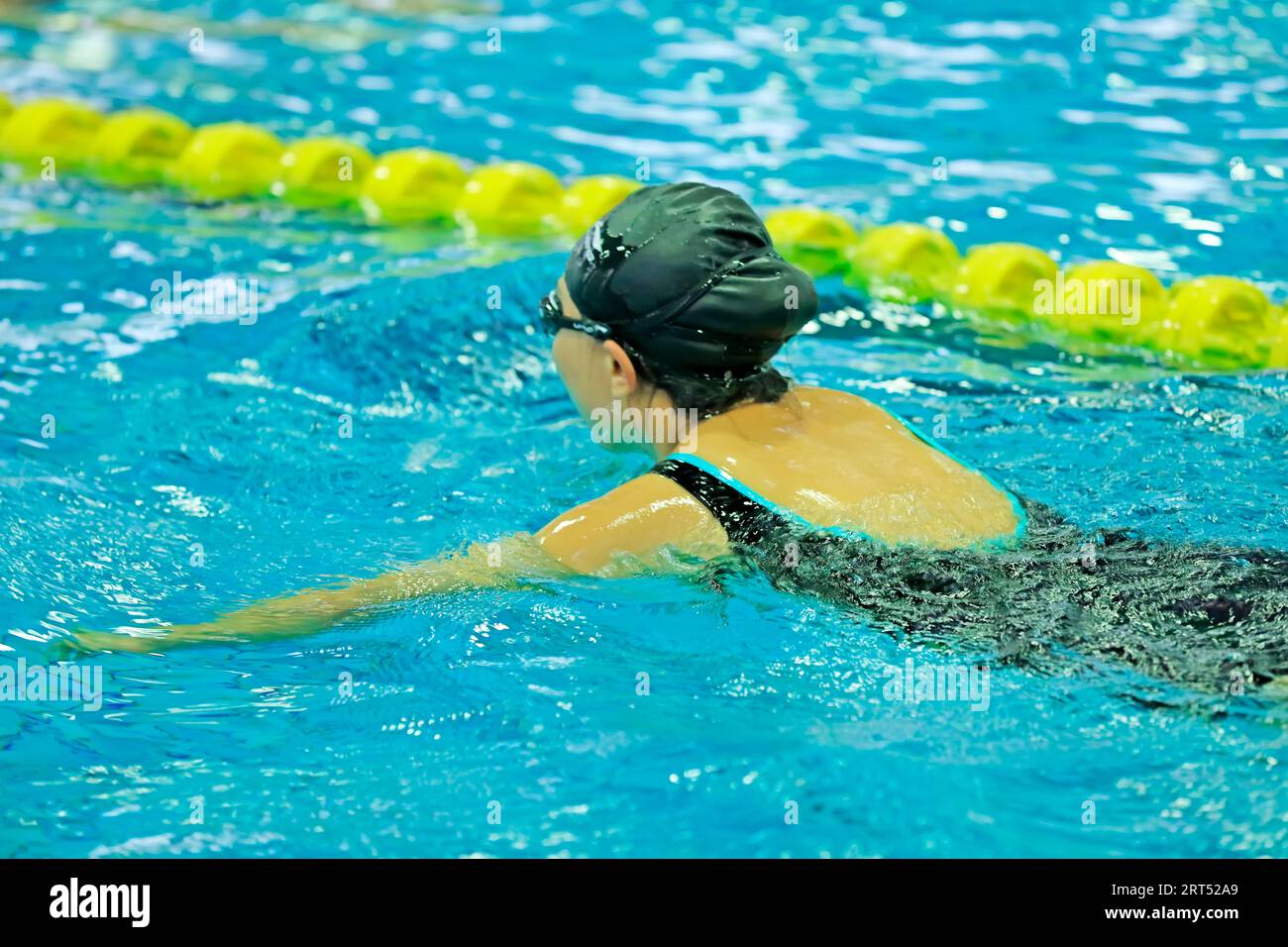 A swimming lady Stock Photo - Alamy