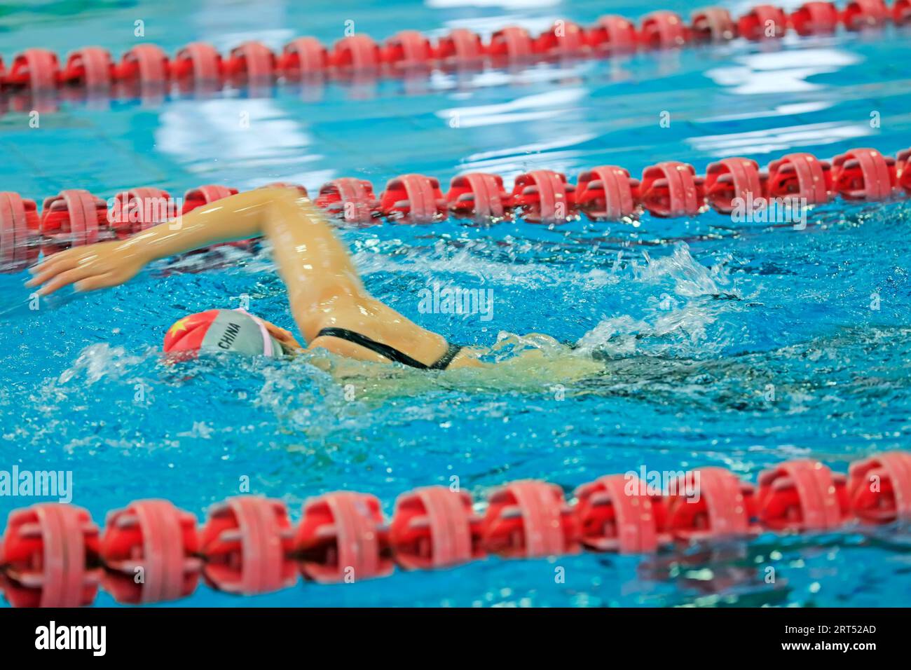 A swimming lady Stock Photo - Alamy