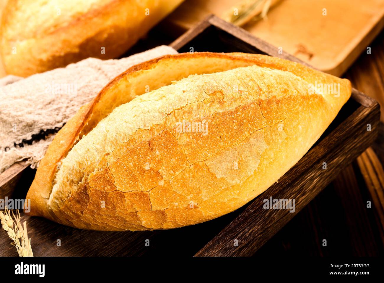 Vintage bread photo, original raw wheat bread, hi res photo Stock Photo ...
