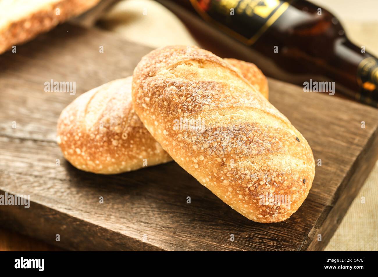 Vintage bread photo, original raw wheat bread, hi res photo Stock Photo ...