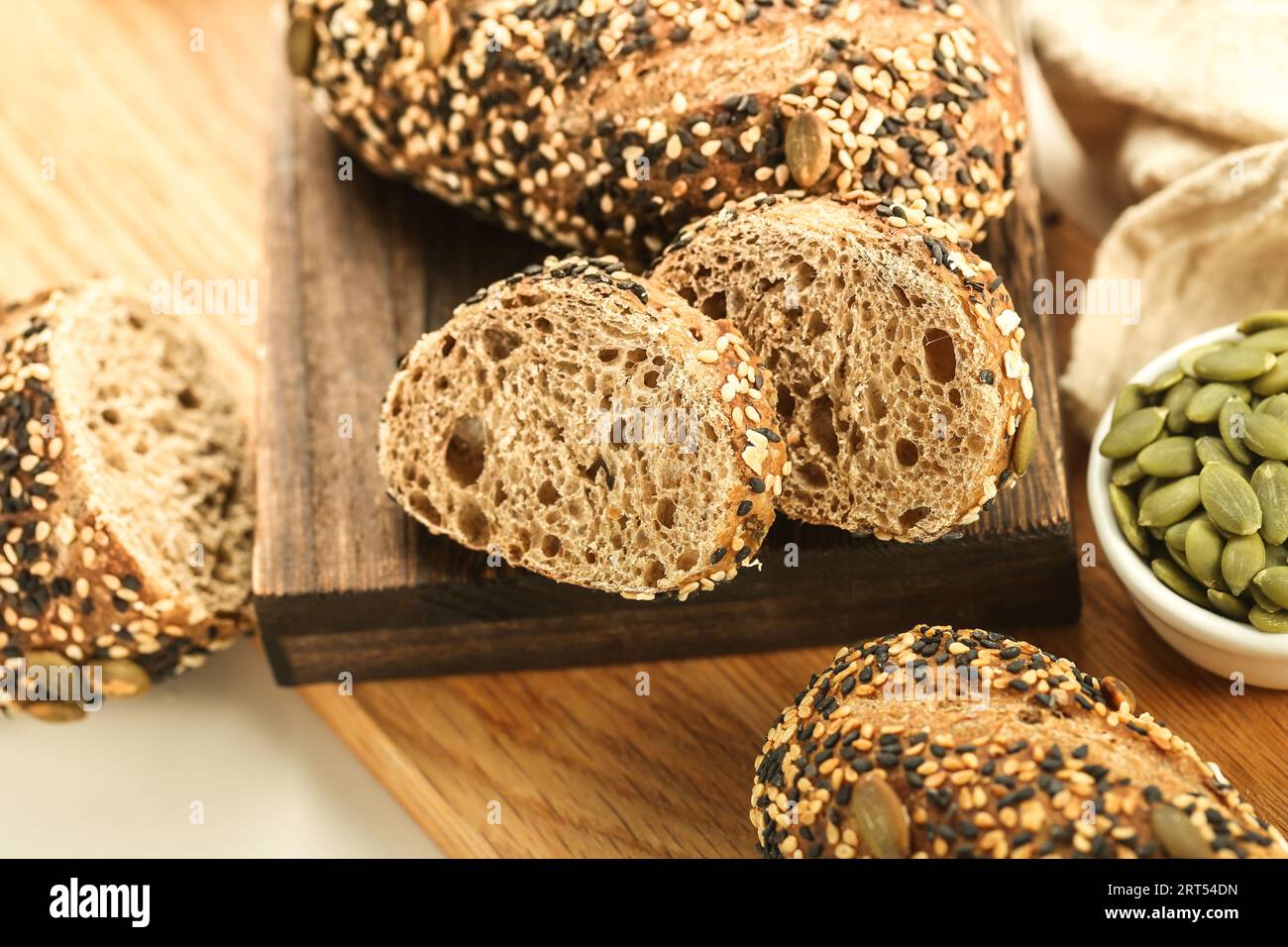 Vintage bread photo, original raw wheat bread, hi res photo Stock Photo ...